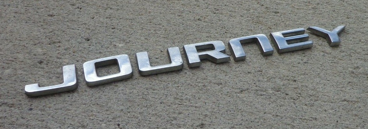 Dodge Journey emblem letters badge decal logo trunk OEM Factory Genuine ...
