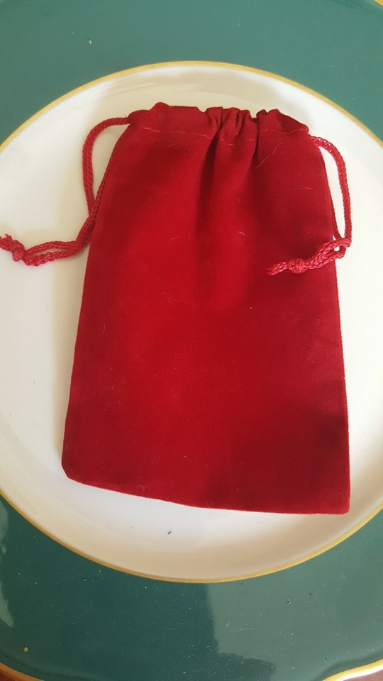 50 Pcs. Big Red velvet pouch gift bag 4" x 5.5" or 10.16cm x 13.97cm | eBay