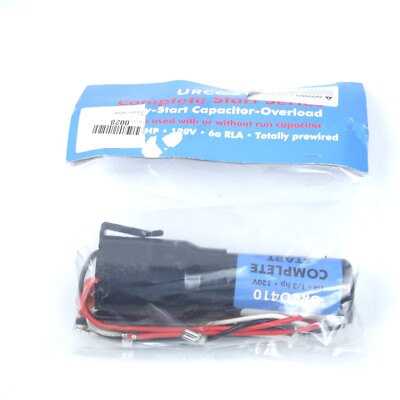 Refrigerator Relay Overload Start Capacitor URC0410 1/4 1/3 HP 3 n' 1 ...