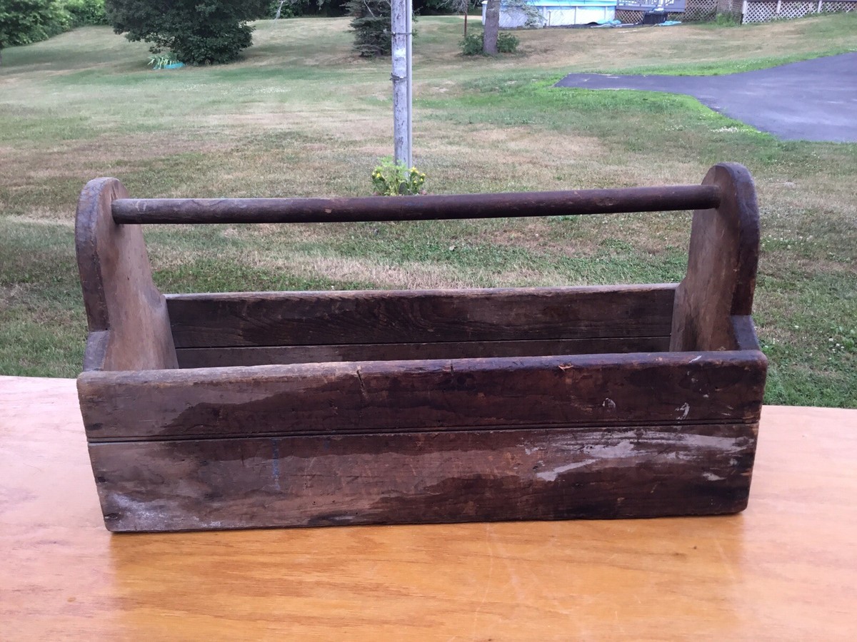 Repurposed Antique Wood Tool Box
