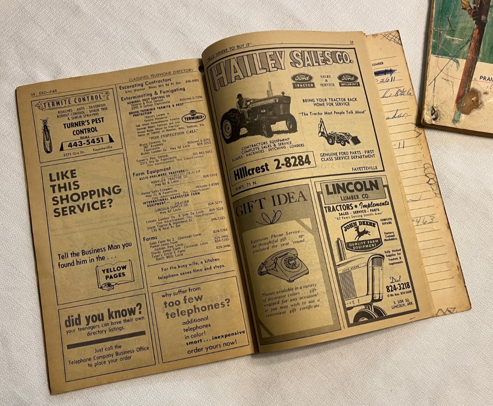 VTG 1966 & 1967 TELEPHONE DIRECTORIES / PHONE BOOK / YELLOW PAGES | eBay