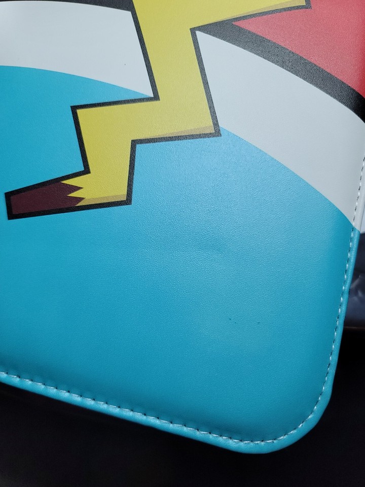 POKEMON Pikachu CARD BINDER 50 Sheets FITS 400 CARDS 4 Pocket Design L ...