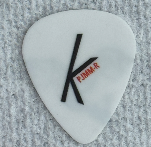 Pearl Jam Mike McCready Red/White Letter K Guitar Pick 2022 Gigaton ...