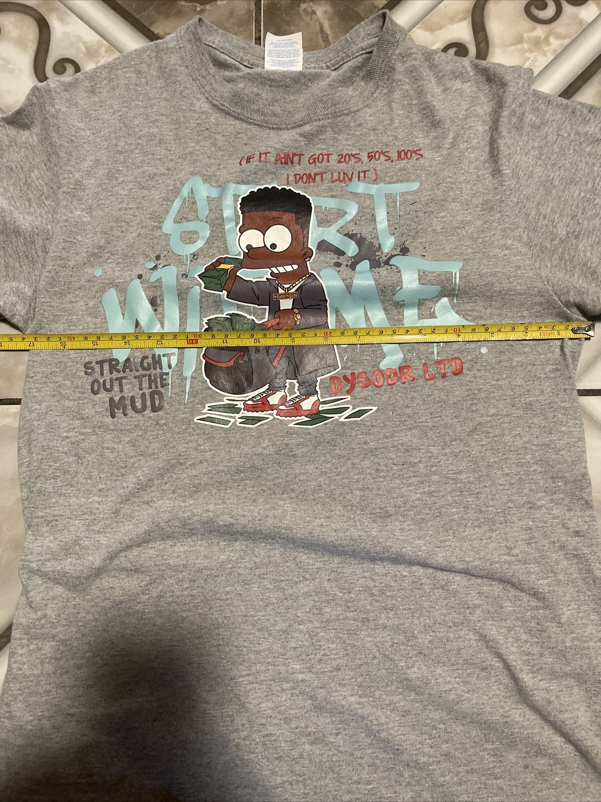 Bart The Simpsons BOOTLEG Mens Small - Gem