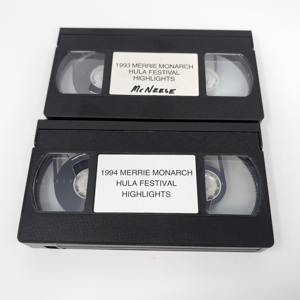 Merrie Monarch Hula Festival VHS 1991 31st And 30th Annual tapes | eBay