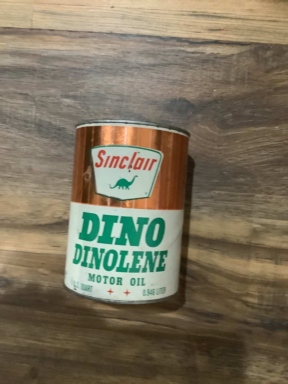 Sinclair Dino 1 Full Quart Can | eBay