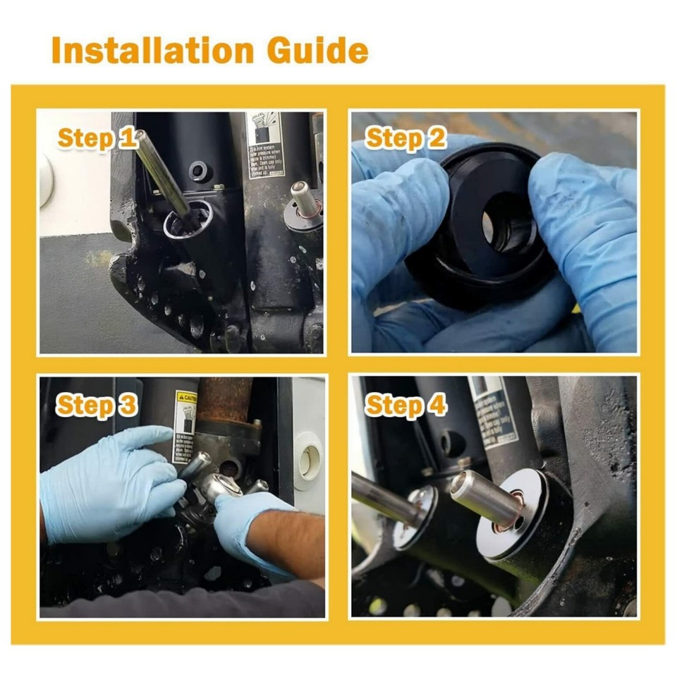 Trim Power TILT Cylinder End Cap for Mercury 135 150 175 200 225 878239 ...