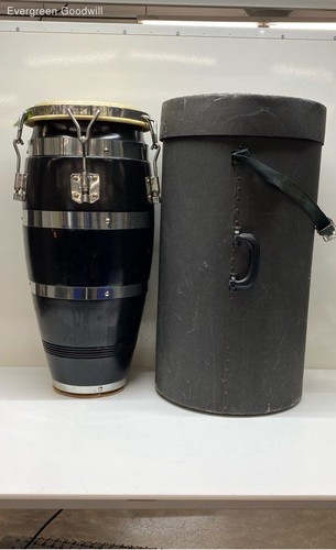 11 Inch Black Conga Drum With Case | eBay