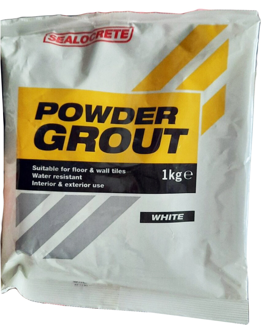 Vallance 30812105 Sealocrete SureGrip Powder Grout White 1kg for sale ...