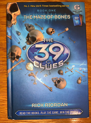 The 39 Clues: The Maze of Bones 1 by Rick Riordan (2008, Hardcover ...