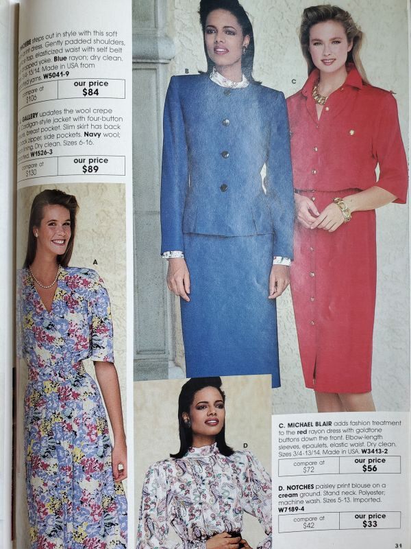 1986 Chadwick's of Boston catalog ELLE MacPherson Nancy DeWeir Martha ...