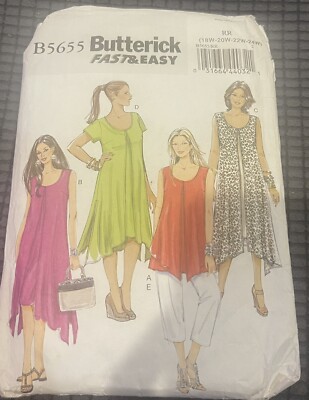 Easy Pullover Top_Dress_Pants Sewing Pattern~Loose Fit! (18W-24W ...