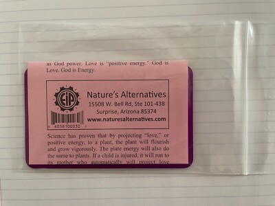 EIP Original Nikola Tesla Positive Energy Purple Plate Small | eBay