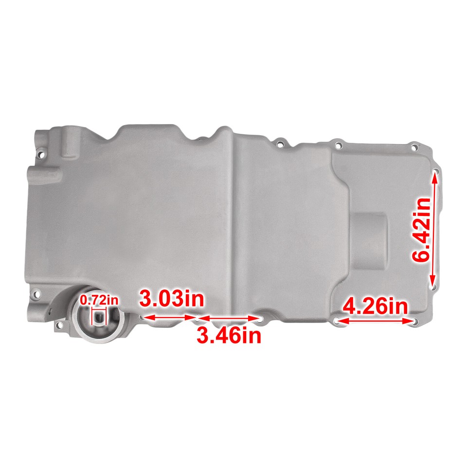 LS Engine LOW PROFILE Oil Pan Retro For LS1 LS2 LS3 6.2 6.0 5.3 4.8 F ...