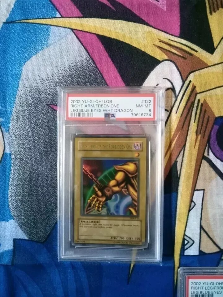 Exodia The Complete Set Five Pieces 5 Pieces Yu-Gi-Oh! PSA 8 2002 LOB ...