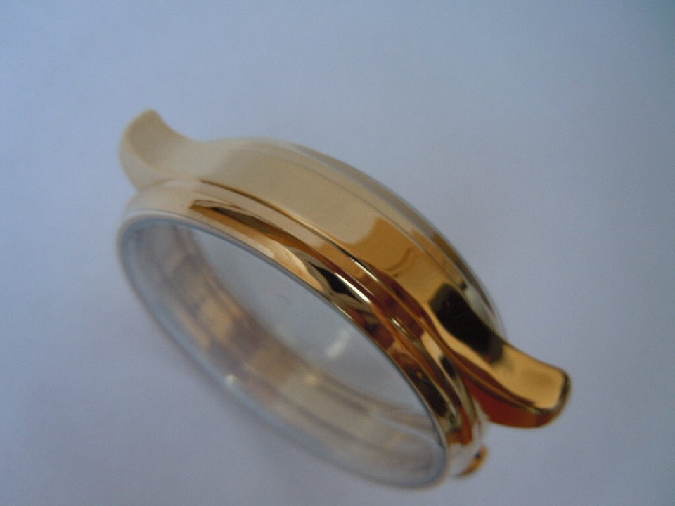 YELLOW ALLOYS CASE FOR POCKET WATCH MOVEMENTS 16s-22mm band size | eBay