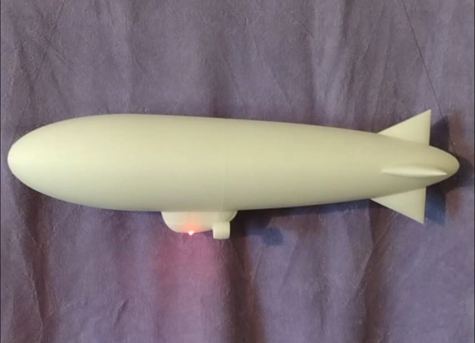 HO Scale 3D Printed Blimp with Blinking LED | eBay