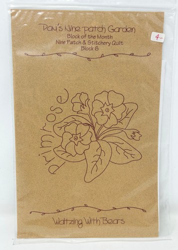 New Waltzing With Bears Days Nine Patch Garden Block 6 Primrose ...