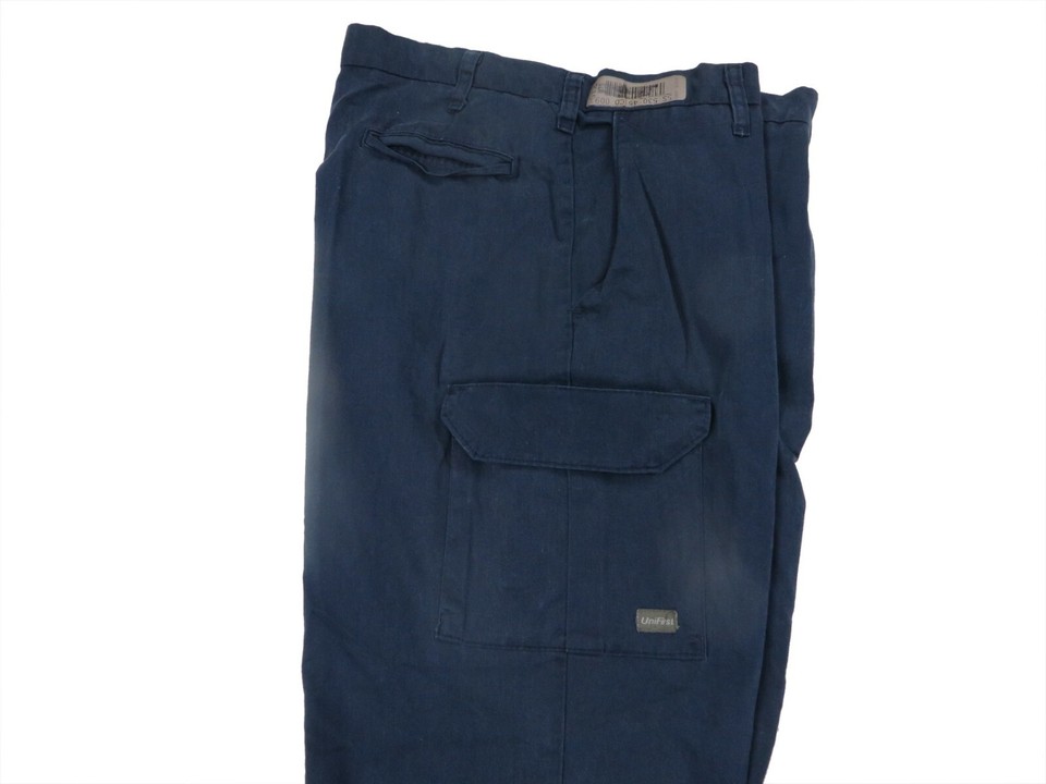 Cargo Work Pants Uniform Used Cintas Unifirst Dickies Redkap Navy Black ...