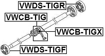 Drive Shaft Coupling Febest VWDS-TIGR OEM 1K0521101H | eBay