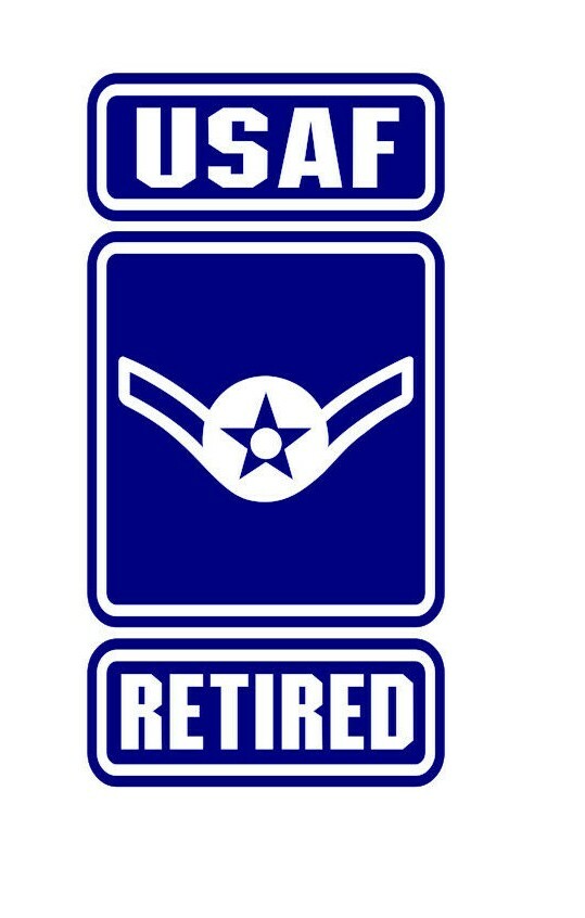 Set of 2 U.S. Air Force Ranks Vinyl Decal Sticker E2/E3/E4/E5/E6/E7/E8/E9 | eBay