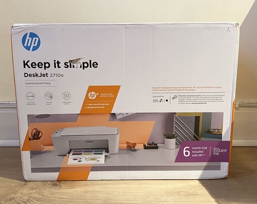HP DeskJet 2710e All-In-One Inkjet Printer - White 195161618130 | eBay UK