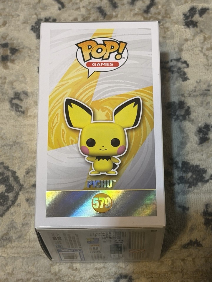 Funko Pop Pokémon Pichu Pearlescent Pokemon Center Exclusive 579 | eBay