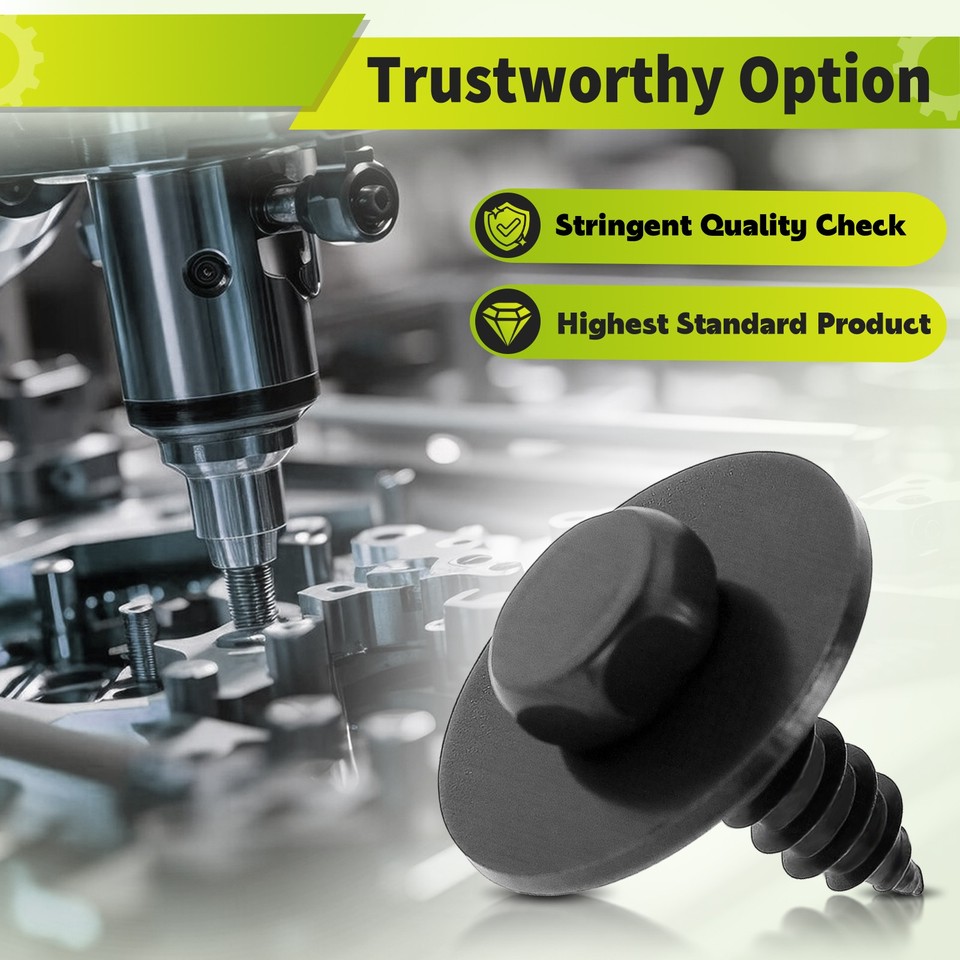 For BMW Hex Head Screw Fender Liner Air Duct Splash Shield Trim ...