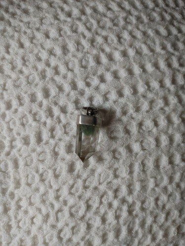 Vintage Silver Crystal Charm Cut Stone Natural Polished Gem only | eBay