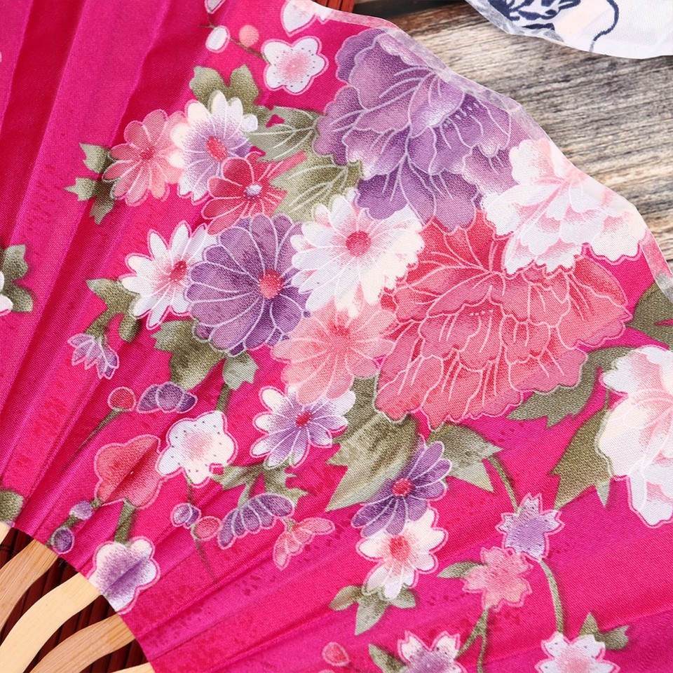 2pcs Japanese Style Folding Fan Creative Foldable Fan Delicate Unique ...