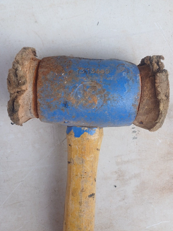 Used Double Hide Hammer 2 Faced Hammer Rawhide Mallet Size 5 ...