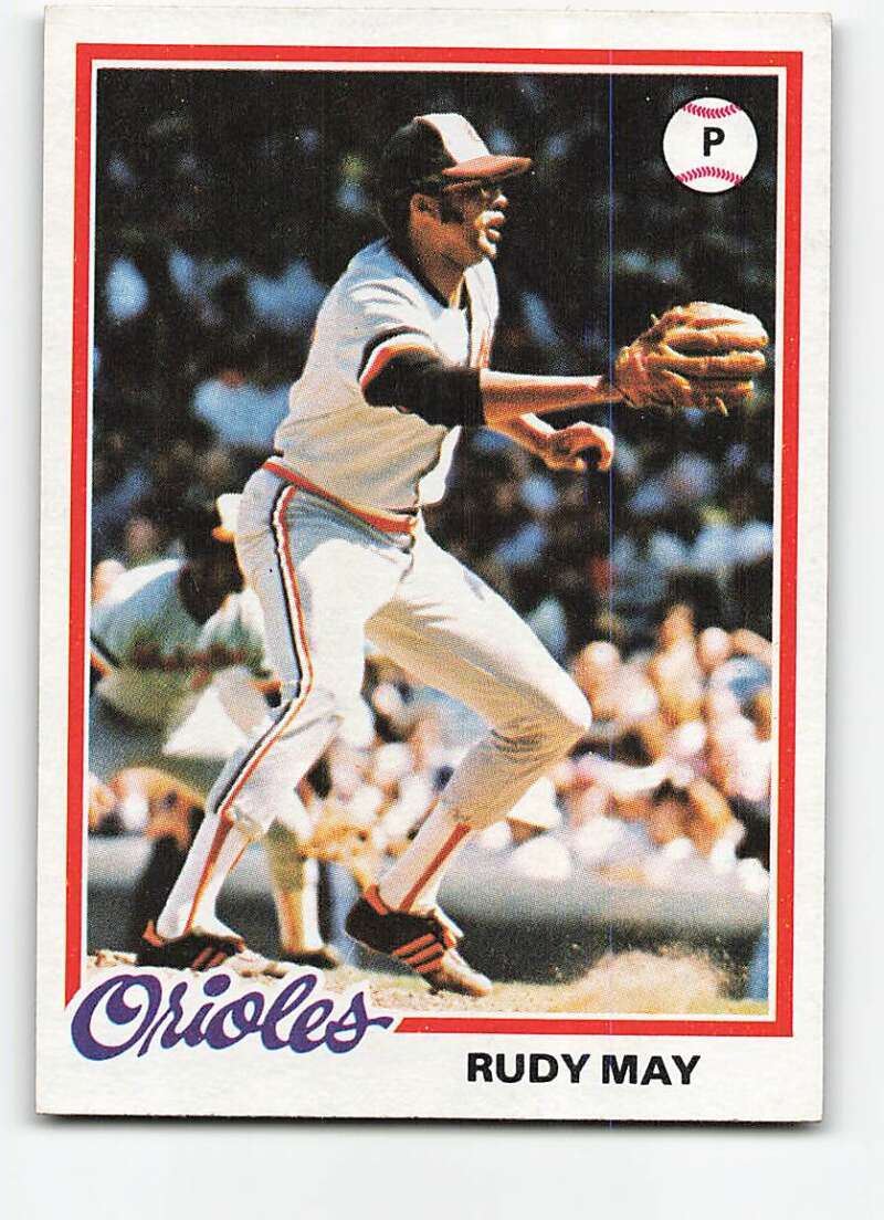 1978 Topps #262 Rudy May VG/EX Very Good/Excellent Orioles ID:125790 | eBay