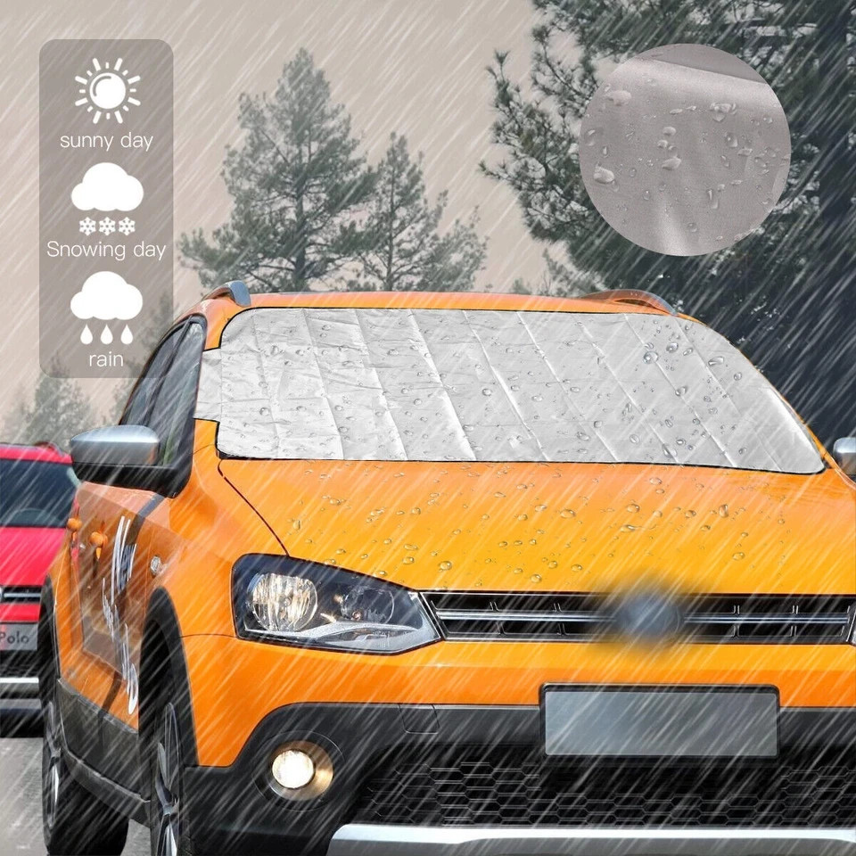 Car Windscreen Frost Shield Cover Ice Snow Shield Front Winter Window ...