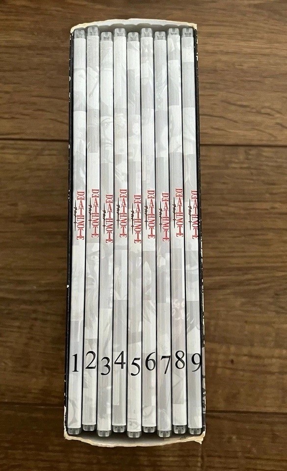 Death Note Complete Series 9 Disc Collection DVD Episodes 1-37 Box Set ...