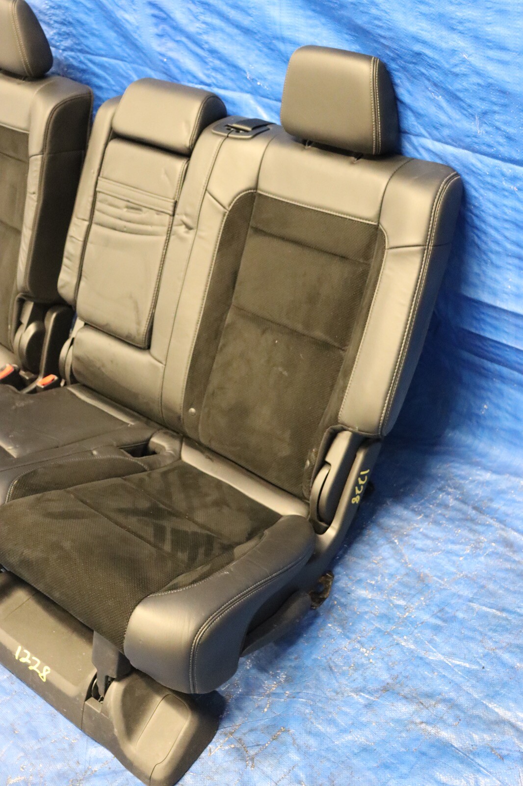 2018 JEEP GRAND CHEROKEE TRACKHAWK 6.2L OEM LEATHER/SUEDE REAR SEAT ...