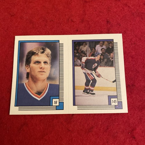 1988-89 O-Pee-Chee Stickers Brett Hull Jim Kyte #16 Rookie RC | eBay