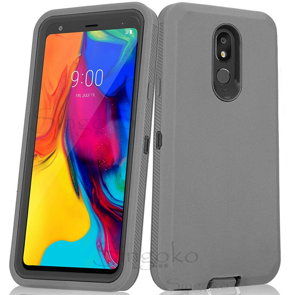 RUGGED SHOCKPROOF Full Body ARMOR Phone Case Cover + BUILT IN SCREEN ...