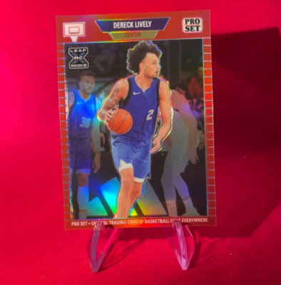 2024 PRO SET RED REFRACTOR DERICK LIVELY WEB EXCLUSIVE RC /89 | eBay
