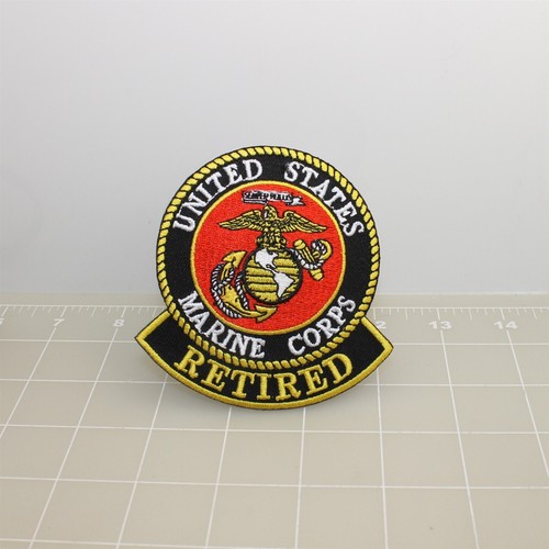BRAND NEW MARINE CORPS RETIRED USMC PATCH LOGO SEMPER FI 3-INCH "IRON ...