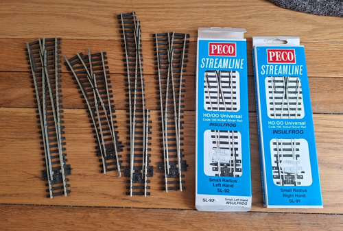 LOT OF PECO OO GAUGE TRACK POINTS – VARIOUS TYPES | eBay UK