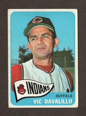 1965 Topps Baseball Card #128 Vic Davalillo – Cleveland Indians | eBay