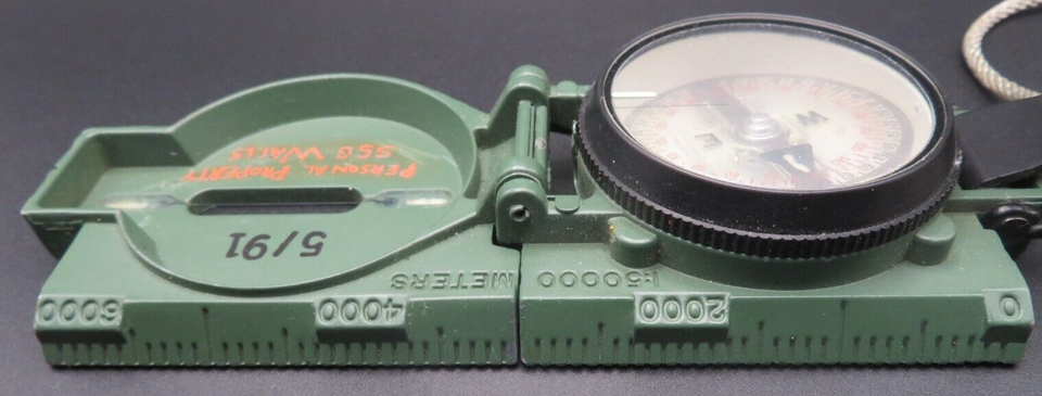 U.S. Military Magnetic Compass Army Stocker Yale NSN 6605-01-196-6971 ...