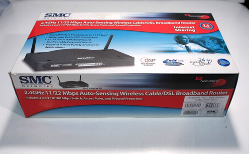 SMC Networks 2.4GHz Wireless Cable/DSL Broadband Router (Model ...