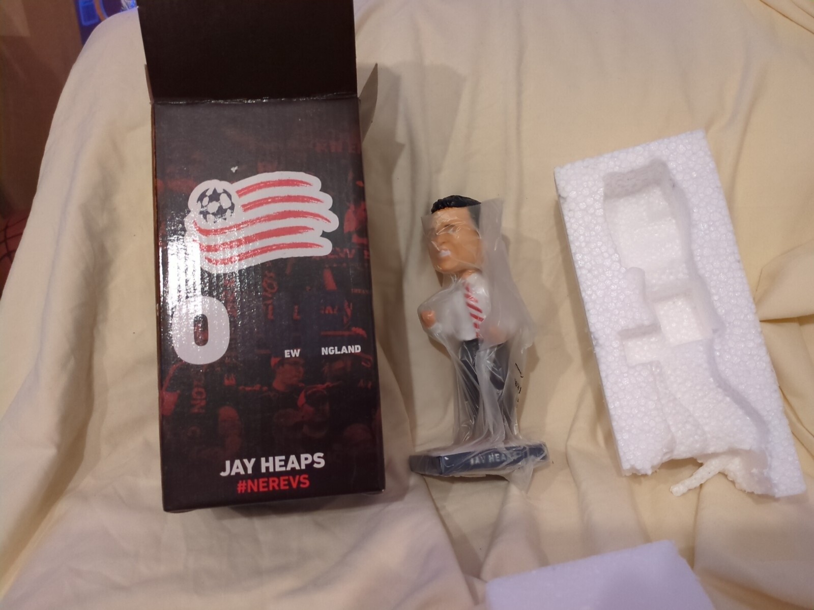 New England Revolution Coach Jay Heaps bobblehead new in box | eBay