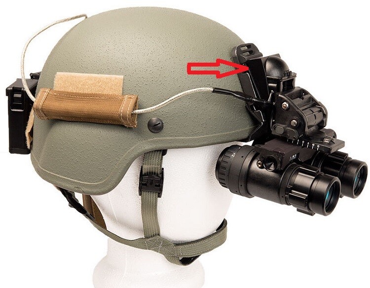 Metal Tactical ANVIS 6 9 Helmet NVG Mount Adapter + Base Mount Adapter ...