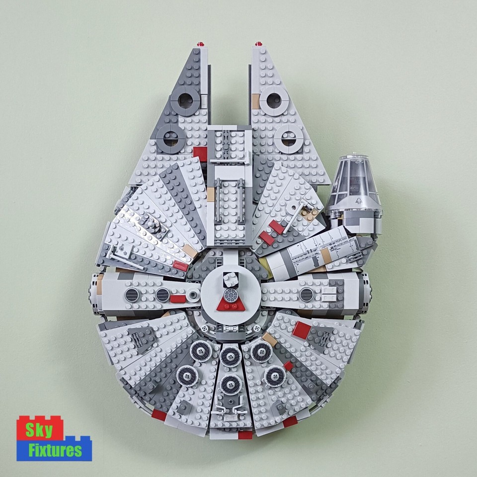 Wall Mount bracket for Lego Star Wars 75257 Millennium Falcon Stainless ...