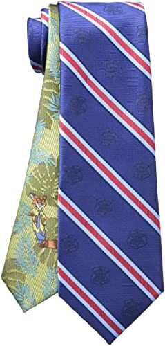 Necktie Zootopia Nick Wilde Gift ZPD mark stripe fox Disney Character ...