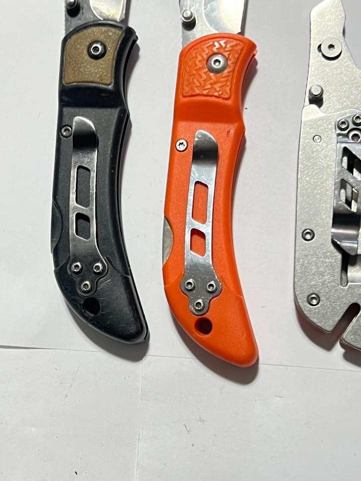 Lot of 3 Outdoor Edge Pocket Knives - UtiliPro - Trail Blaze - 3.3 ...