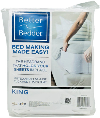 Better Bedder Bed The Headband Tuck Fitted Flat Sheets Easy Storage ...
