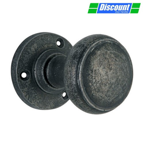 Antique Pewter Door Knobs in Ribbed Design | eBay